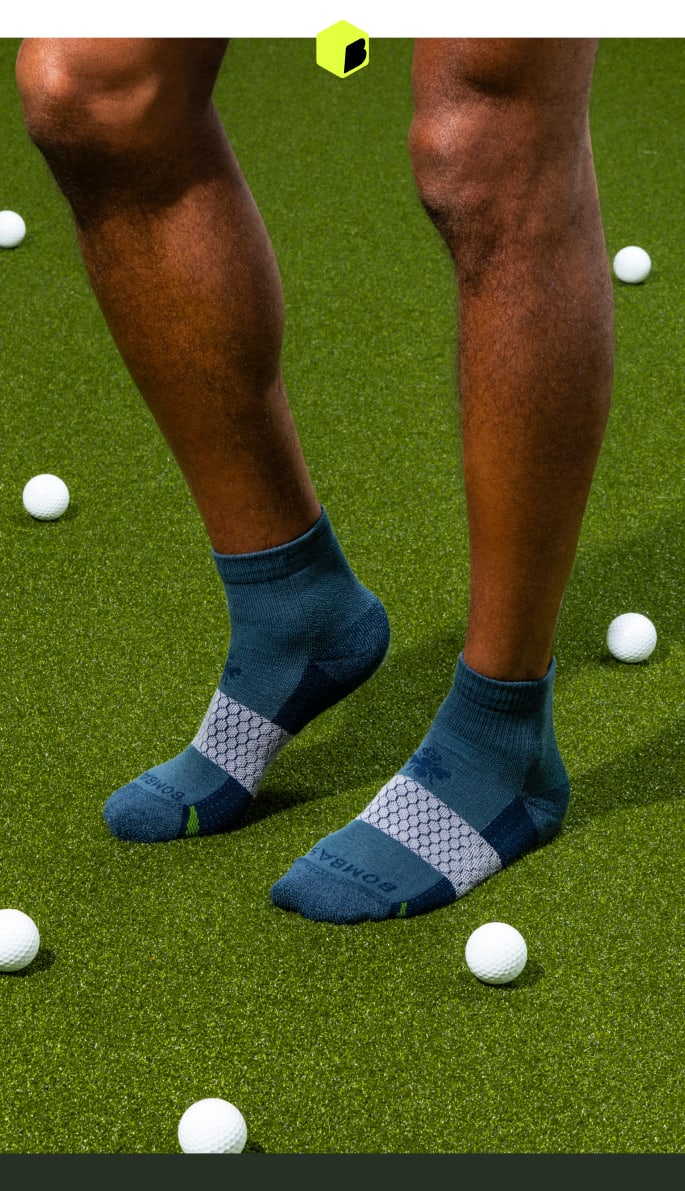 padded golf socks