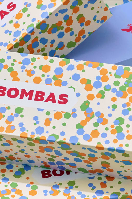 Youth Confetti Calf Sock 4-Pack Gift Box – Bombas