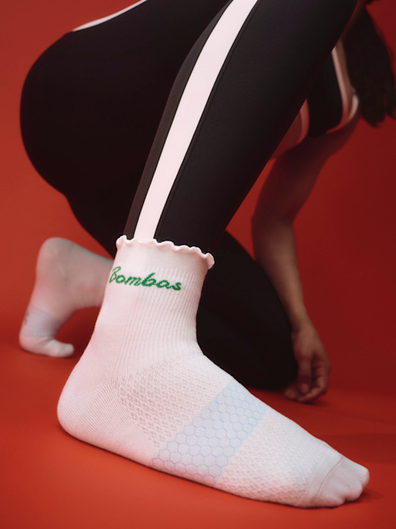 ruffle top athletic socks