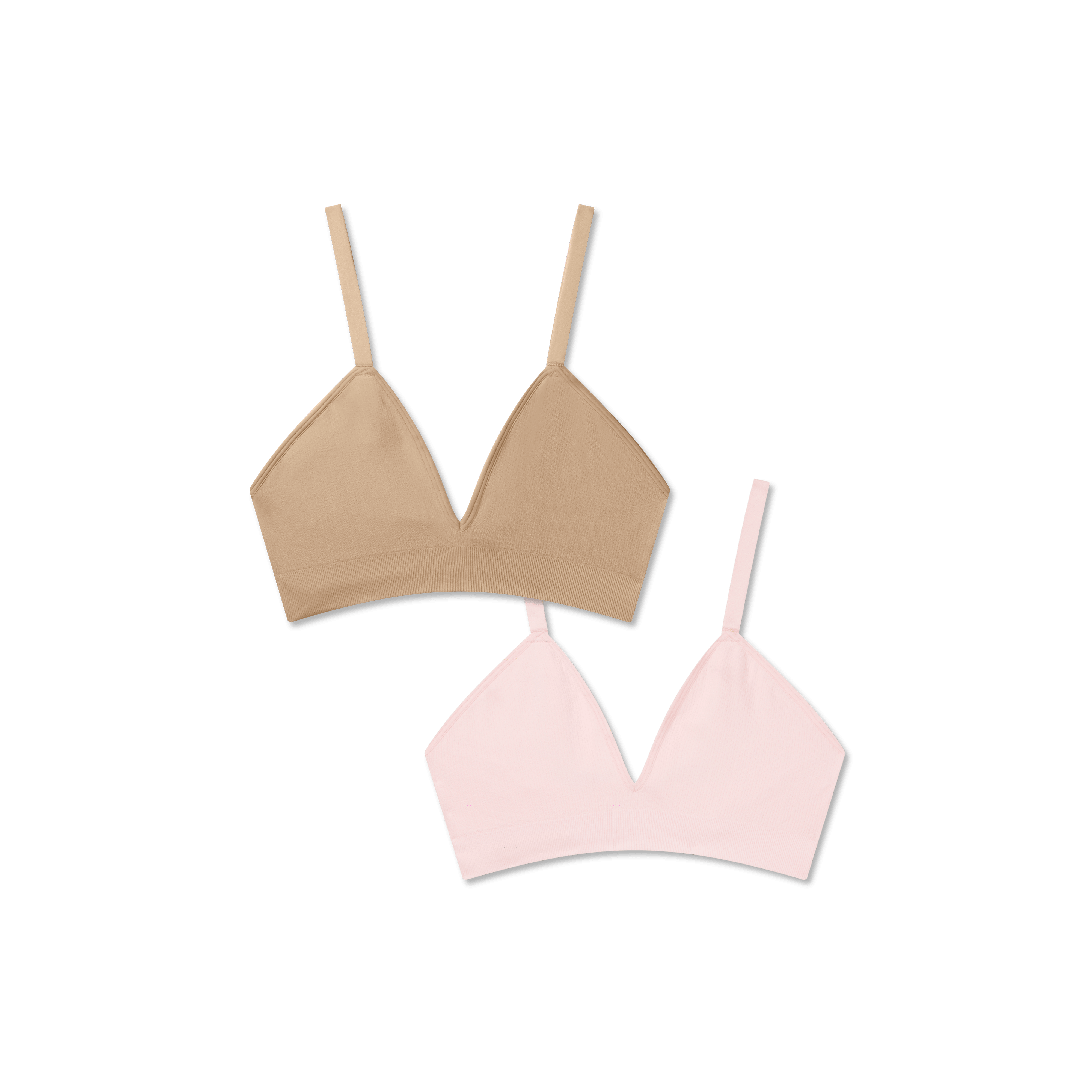 Women's Seamless Triangle Bralette 2-Pack - Bombas